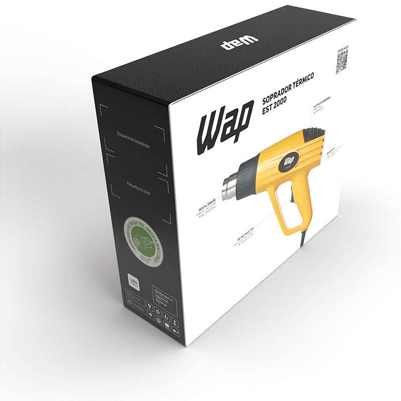 SOPRADOR TERMICO WAP EST2000 1500W 127V (OUTLET) BOX - GPJ