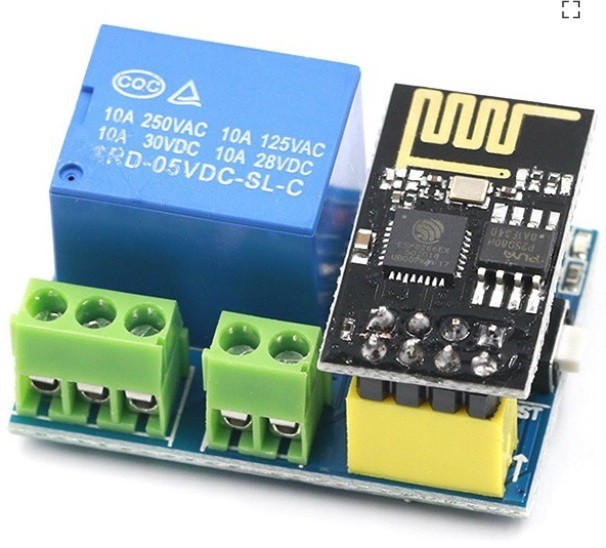 Módulo Adaptador com Relê e Módulo WIFI ESP8266 ESP-01 - ACEPIC Tecnologia