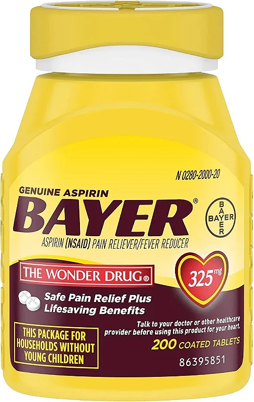 Bayer Aspirina Genuína Revestida – Analgésico e Antitérmico ...