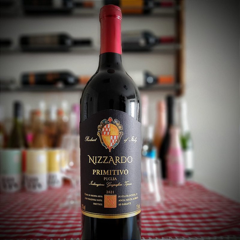 Nizzardo Primitivo de Puglia - Mestre Bacco Vinhos e Cia