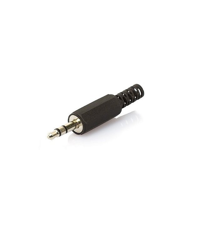 Plug P2 Estéreo Plastico - Conexão sem limites