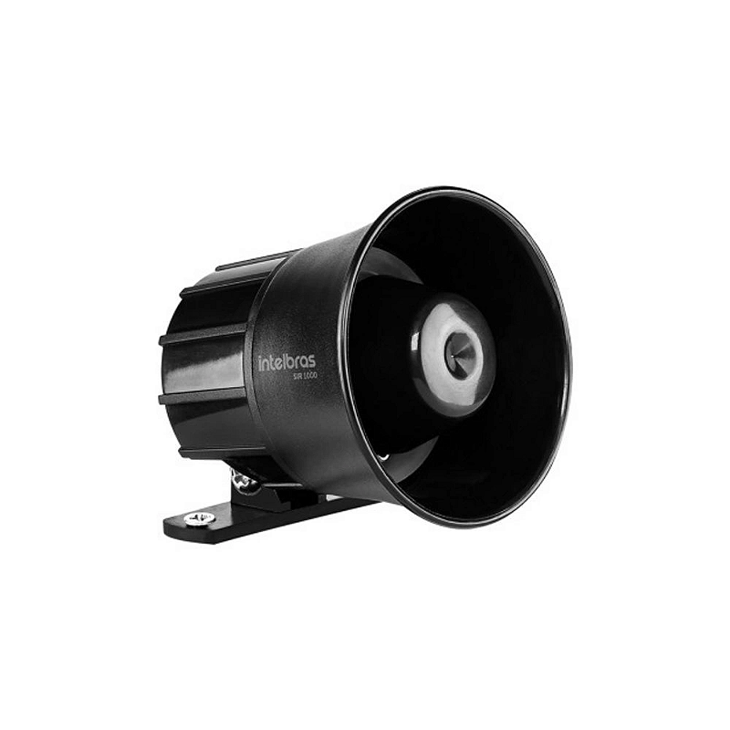 SIRENE 105 DB SIR 1000 - PRETA - Conexão sem limites