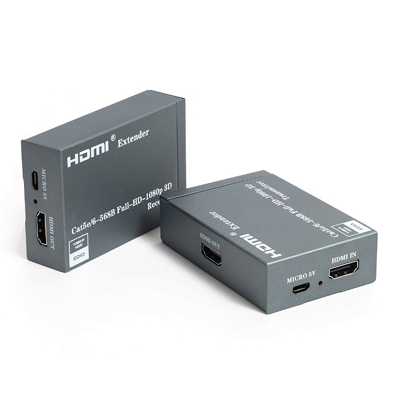 Extensor HDMI Via Cabo De Rede Até 60 Metros - Ion Cabos