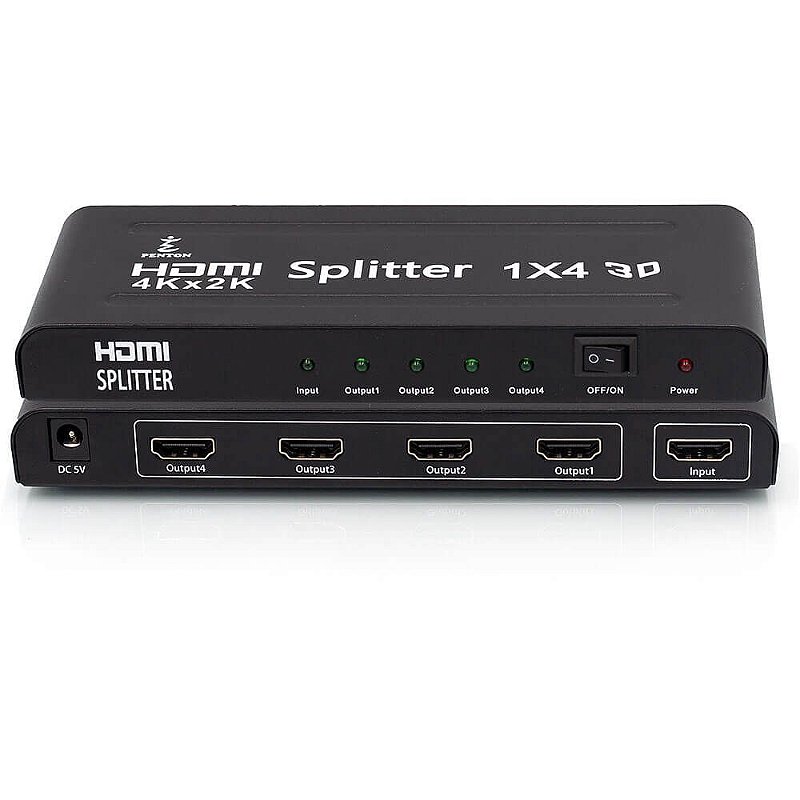 Splitter 1x4 3D HDMI 4k x 2K - Ion Cabos