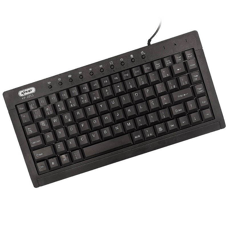 Mini Teclado USB Multimídia ABNT2 KP-2013 Knup - Ion Cabos
