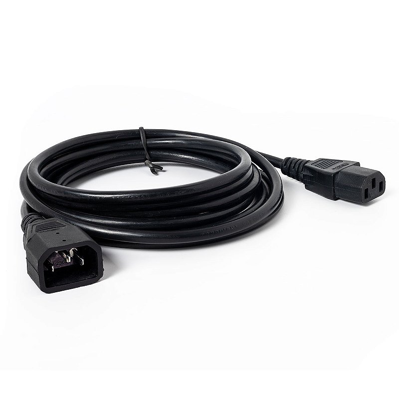 Cabo de Força C13 para C14 3m: Conexão Segura - Ion Cabos