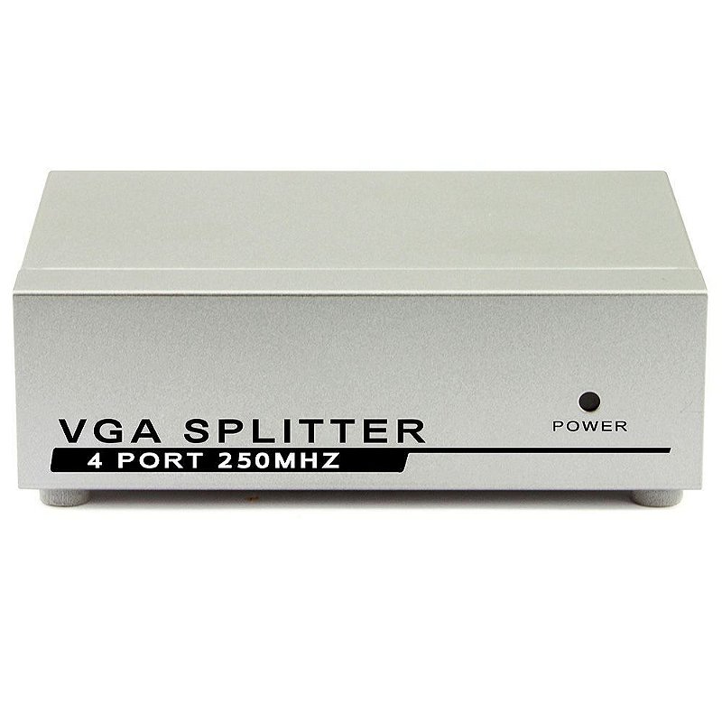 Divisor Splitter VGA 1 Entrada e 4 Saídas - Ion Cabos