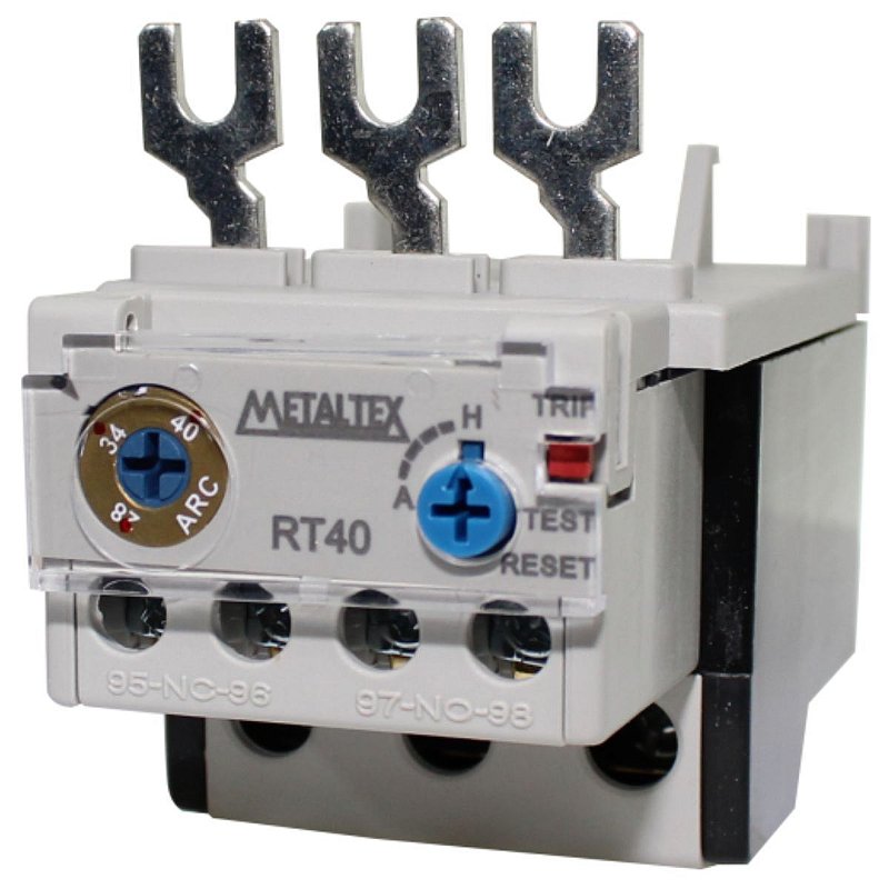 Rt40-40a | Relé Térmico Metaltex 28-40a P/ Ct32 a 40 - LUZ AUTOMAÇÃO ...