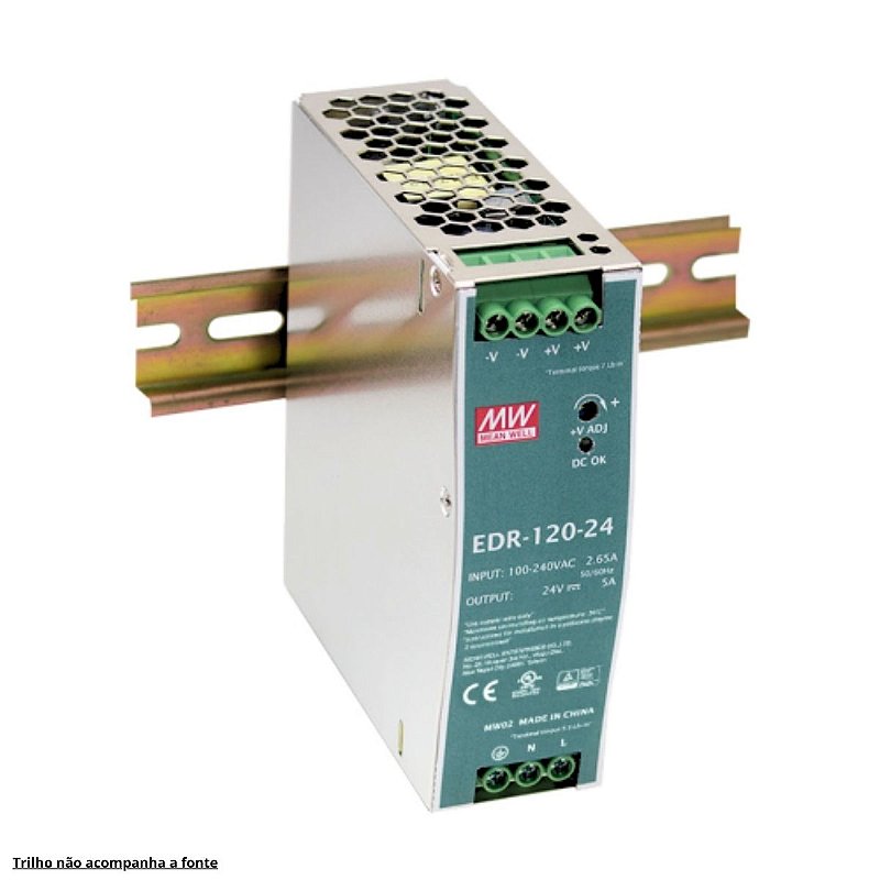 Edr-120-24 | Fonte Chaveada 120w 24v 5a - Metaltex - LUZ AUTOMAÇÃO ... Edr-120-24 | Fonte Chaveada 120w 24v 5a - Metaltex - LUZ AUTOMAÇÃO ...