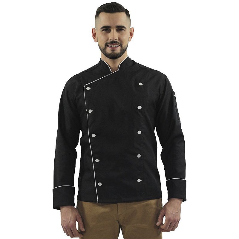 Dólmã Chef de Cozinha Unissex Plenus - Dr Chef - DR.CHEF