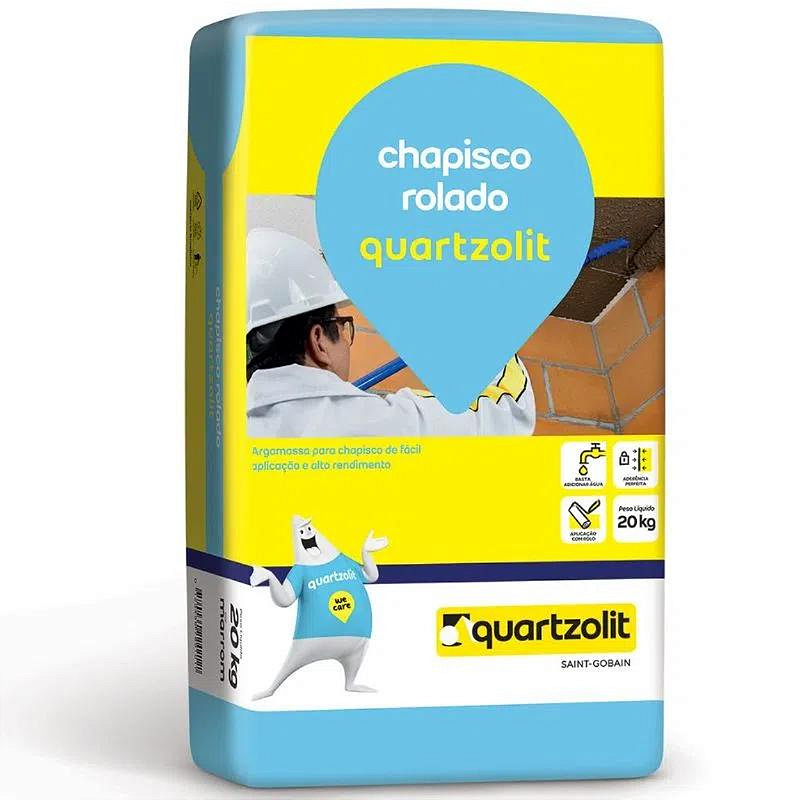 Argamassa Quartzolit Chapisco Rolado 20Kg - Brama Materiais