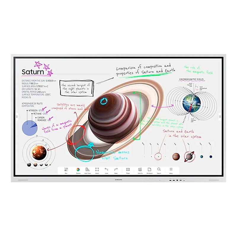 Monitor Profissional Samsung Touch 75" Flip LH75WMBWLGCXZA - Processtec ...