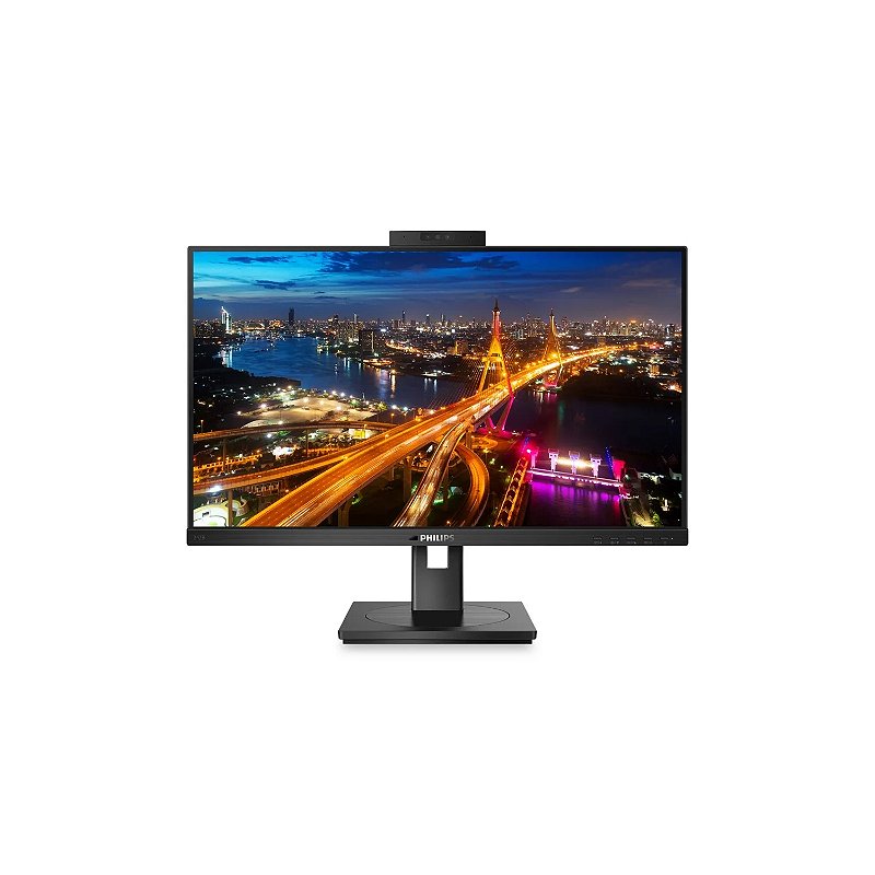 Monitor 24" Philips 242B1H LED Full HD 75HZ IPS Display Port Webcam ...
