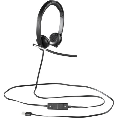 Headset Logitech Vc Logi-Vc Estereo H650E Usb Preto 981-000518 ...