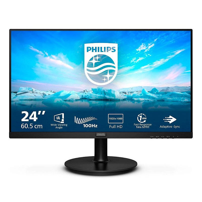 Monitor Philips 24" Gaming 100Hz 1ms LED - 241V8LAB - Processtec ...