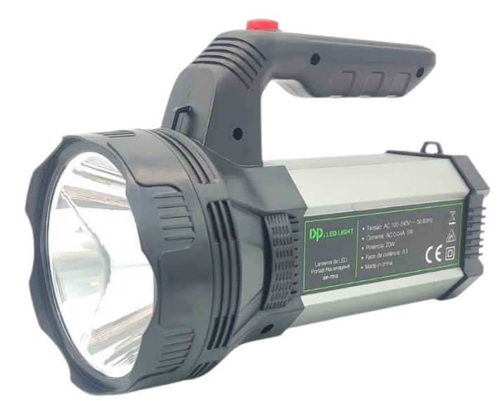 Lanterna Led Portátil Recarregável Bivolt - Loja Matero