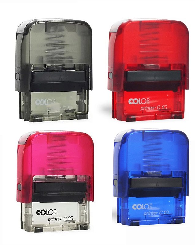 Carimbo Automático Colop Printer C10 10x27mm - Criativas