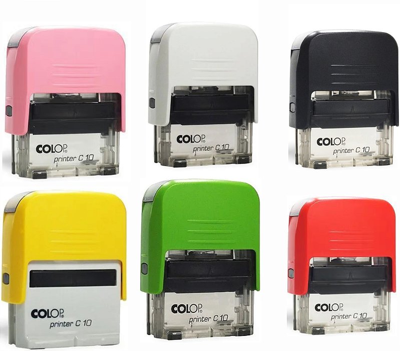 Carimbo Automático Printer Colop C10 - 10x27mm - Criativas