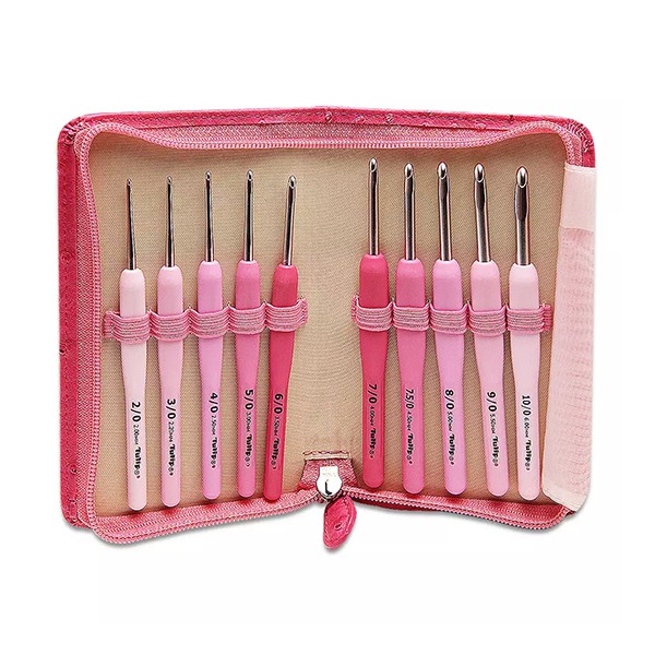 Kit Estojo Agulhas de Crochê Tulip Etimo Rose - Personalize - PrimeShop ...