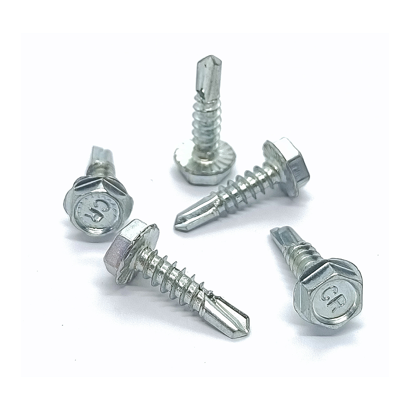 Parafuso Sextavado Auto Brocante Com Serrilha 4,8 x 19 Zincado - Aciole Fix