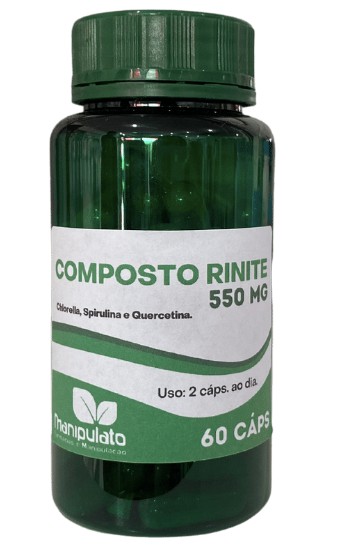 Composto Rinite, 550mg, 60caps - Manipulato - Manipulato Farmácias e ...
