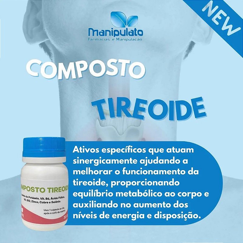 Composto Tireoide, 30caps - Manipulato - Manipulato Farmácias e ...