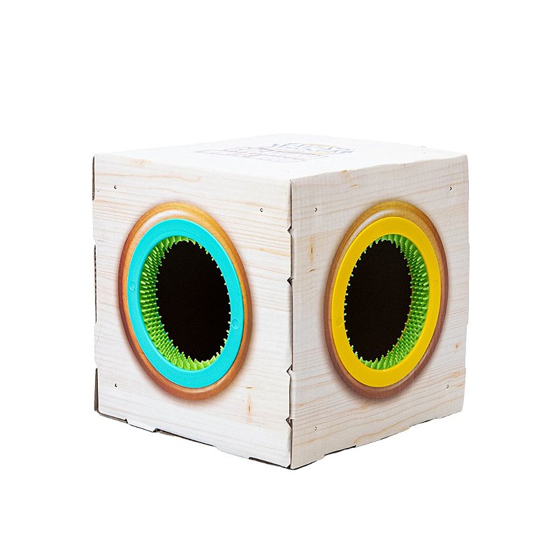 Box coçadinha para Gatos cubo wood papelão - RollerCat - Chega de se ...