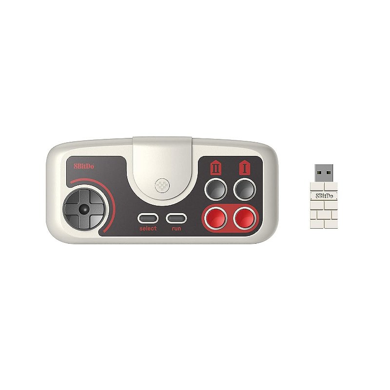 Controle PC Engine Mini 8bitdo C/ Receptor USB 2,4Ghz - Bitzz - Loja de ...