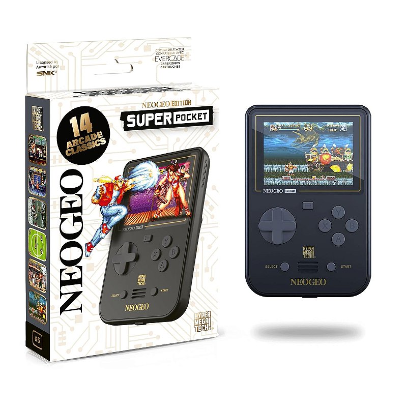 Super Pocket Neo Geo Edition | Console Portátil Retro com 14 Clássicos - Bitzz - Loja de ...