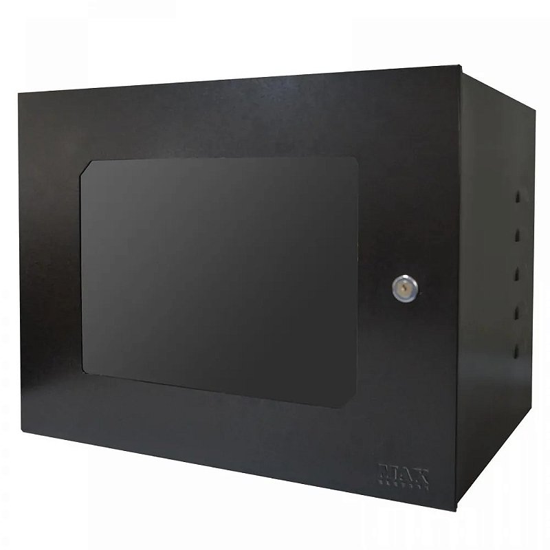 Rack Mini 19 Polegadas 8U x 470 mm Max Eletron - Crystal Informática