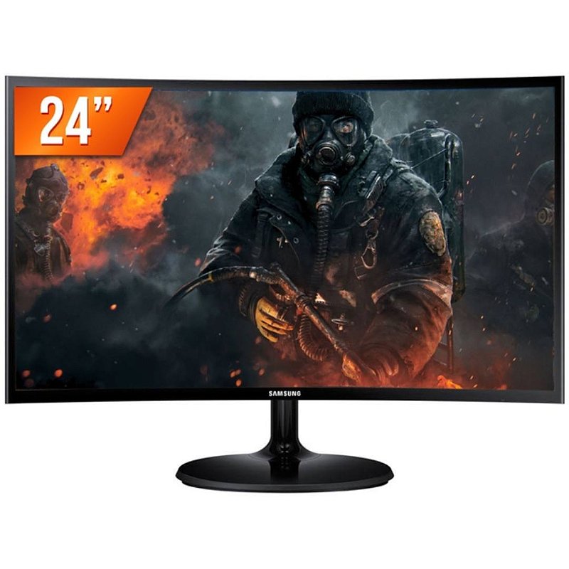 Monitor Samsung 24 LED Curvo Full HD - Crystal Informática