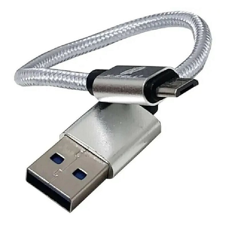 Cabo de Dados USB Macho Para USB Micro 20 Cm X-Cell XC-CD-67 - Crystal ...