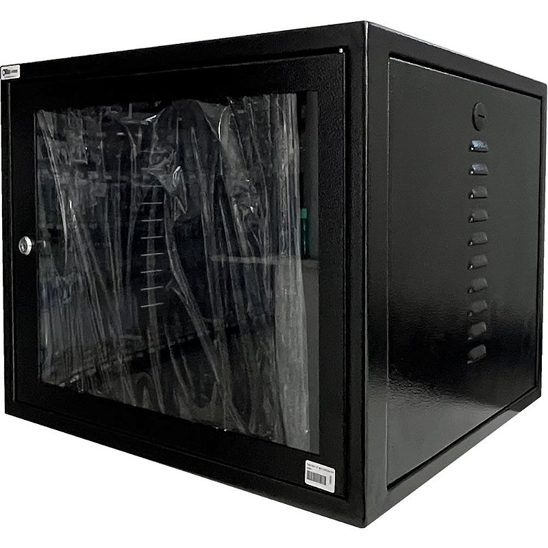 Rack Mini de Parede 19" 8U x 470mm Contato - Crystal Informática