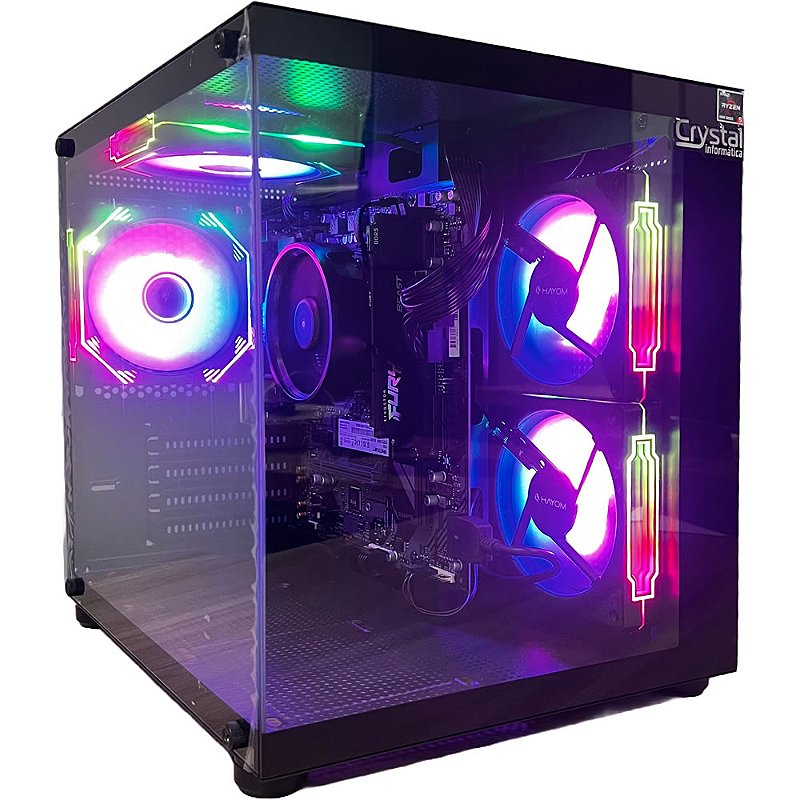 PC Gamer Crystal Fury AMD Ryzen 5 8500G - Crystal Informática