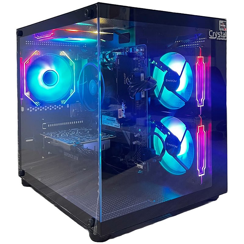 PC Gamer Crystal Fury AMD Ryzen 7 8700F - Crystal Informática