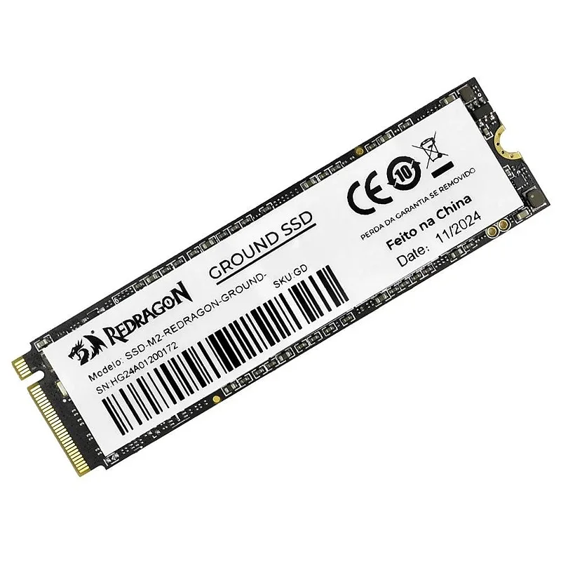 SSD 256GB M.2 NVMe Redragon Ground GD-410, PCIe, 1175MB/s, 3D TLC NAND ...