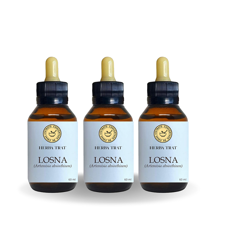 ABSINTO / LOSNA - EXTRATO 60ML ( Tintura Mãe ) KIT COM 3 UNIDADES
