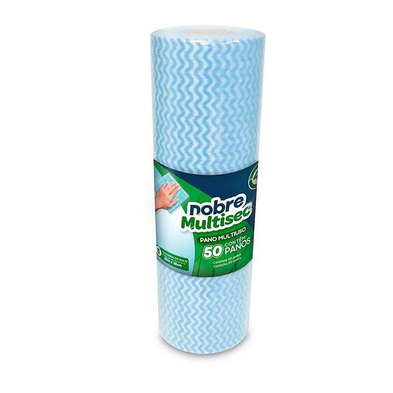 Pano multiuso Slim rolo c/28cm x 25m picotado azul - Nobre - Vesco ... Pano multiuso Slim rolo c/28cm x 25m picotado azul - Nobre - Vesco ...