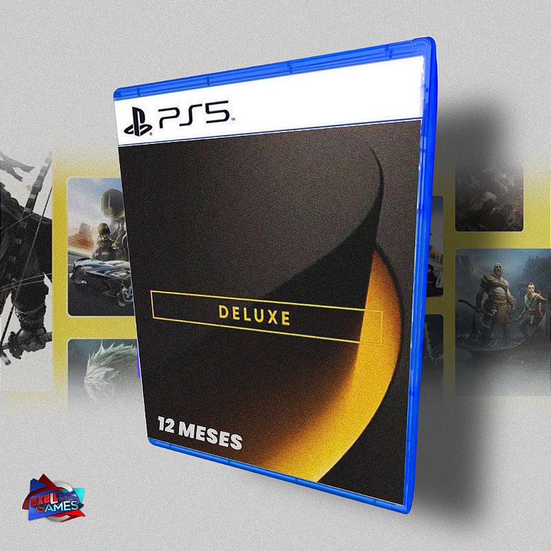 ASSINATURA 12 MESES PSN PLUS DELUXE LICENÇA - PS5 - Exell Games