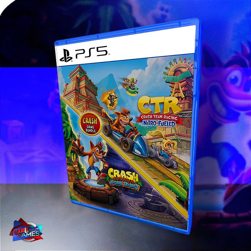 Pacote Crash Bandicoot™ N. Sane Trilogy + CTR Nitro-Fueled - PS5 MÍDIA ...