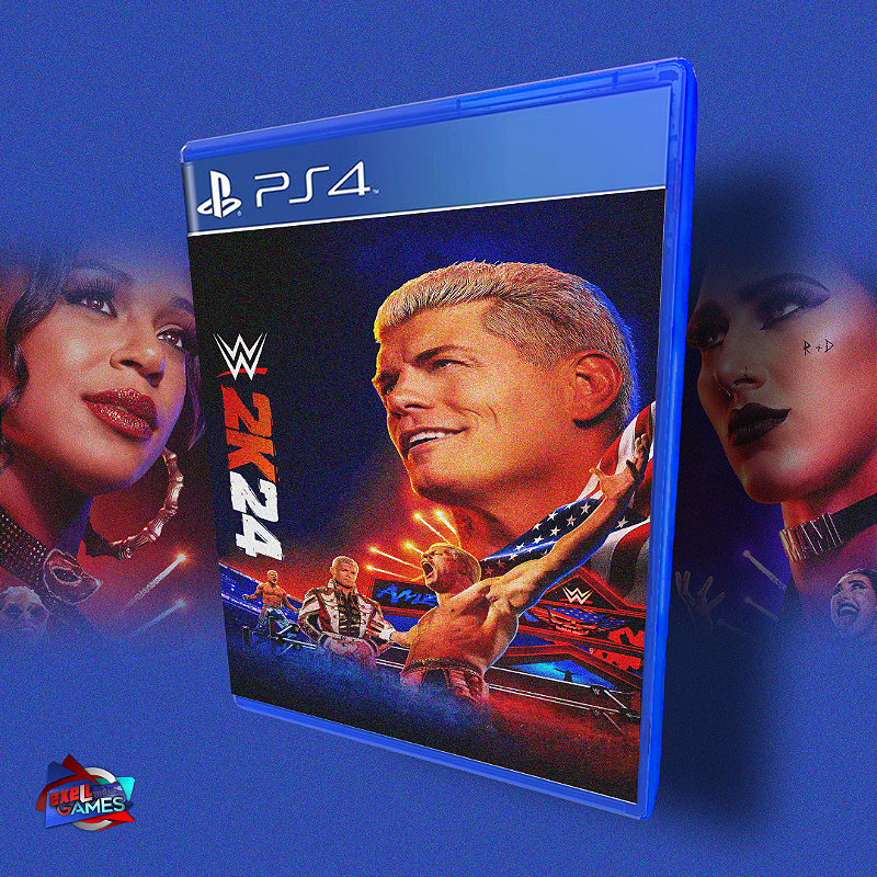 WWE 2K24 - PS4 MÍDIA DIGITAL - Exell Games