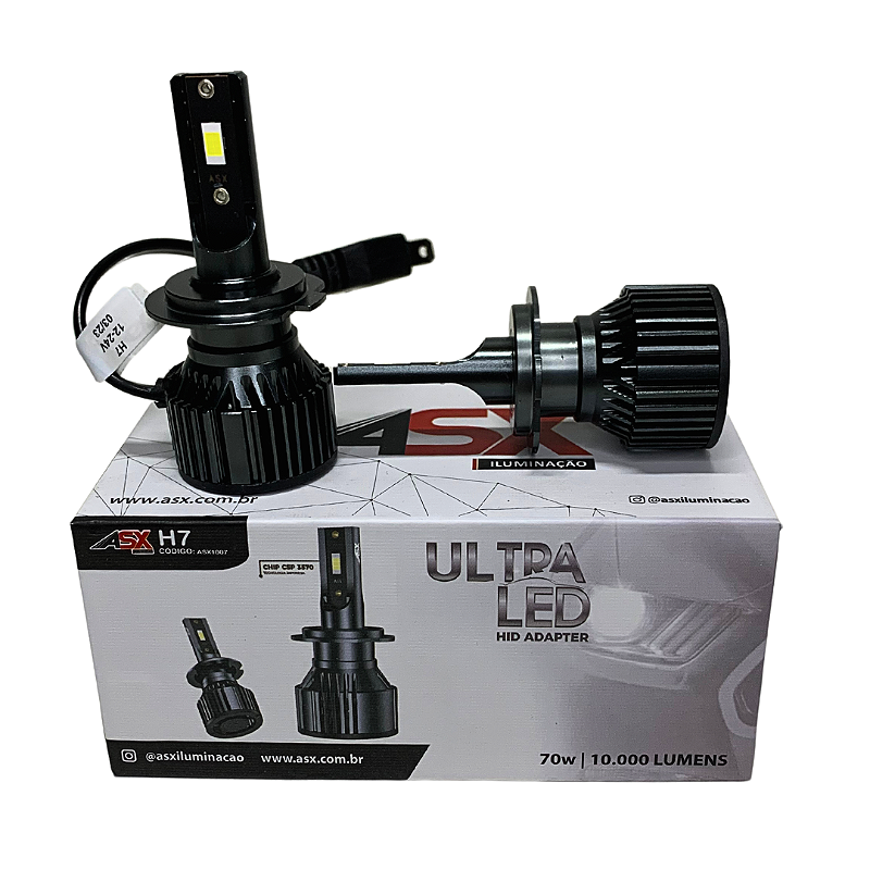 ULTRA LED CSP H7 - 70W - 10.000 LUMENS - BIVOLT - Fiorelli's Peças e ...