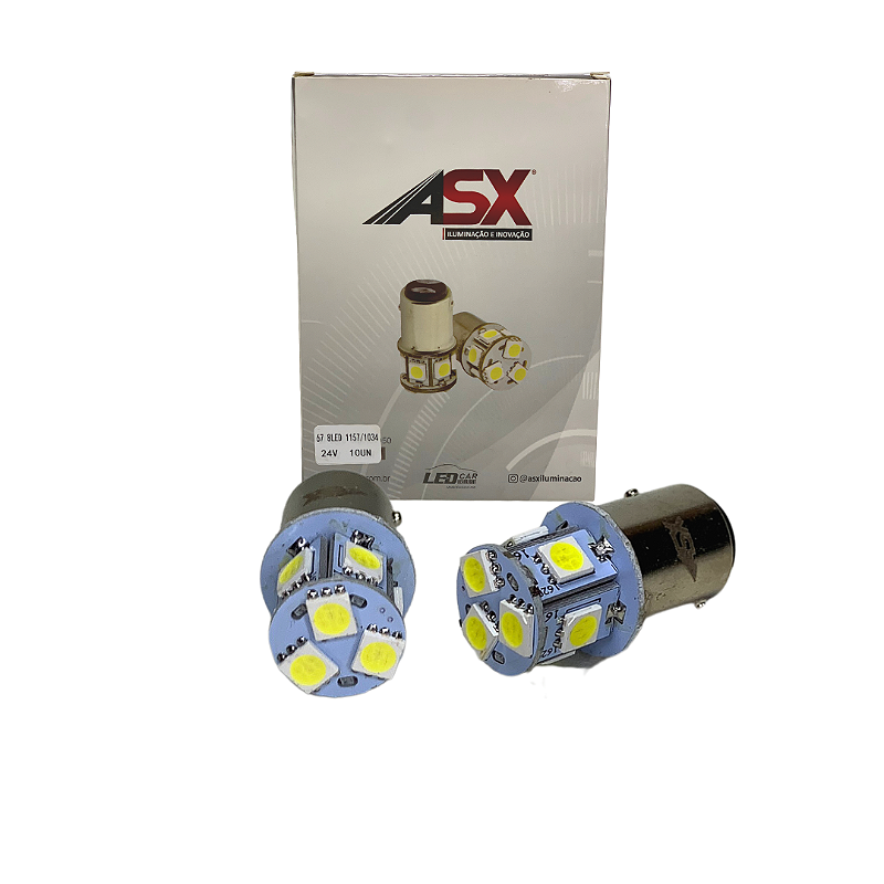LAMPADA 67 8 LED 2 POLOS - 24V - Fiorelli's Peças e Acessórios