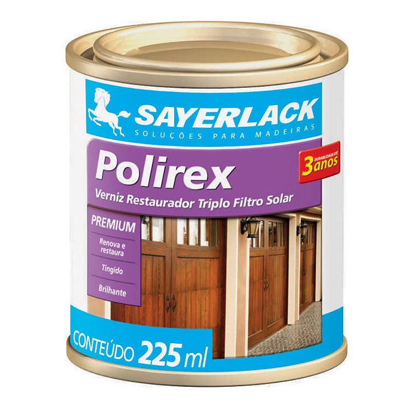 POLIREX SAYERLACK MOGNO 225 ML - Madeireira Mapa