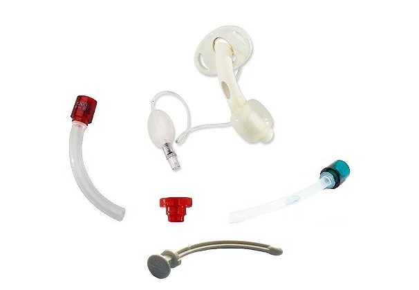 Cânula de Traqueostomia Shiley 4.0 FEN COM Balão e C/Fenestra ...