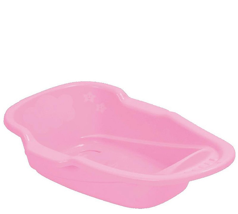 BANHEIRA PRATICA 20 LTS - ROSA - Bazar Dona Dirce