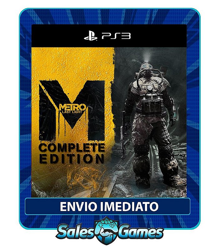 Metro Last Light Complete Edition - Ps3 - Midia Digital - Sales Games