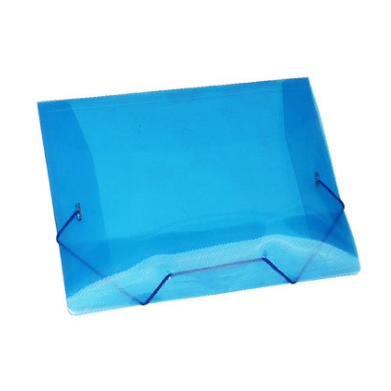 Pasta Plástica Simples Ofício Com Elástico Azul ACP - Tebel Suprimentos ...