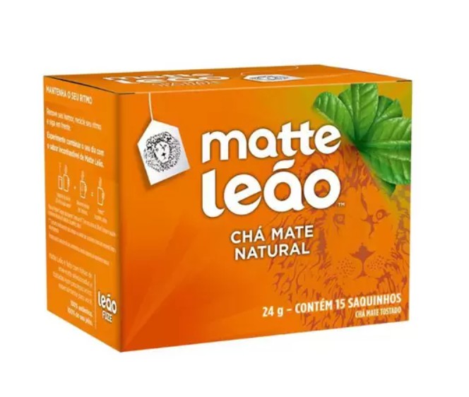 Chá Matte Leão Natural 15 Sachês - Tebel Suprimentos: Sua Papelaria ...