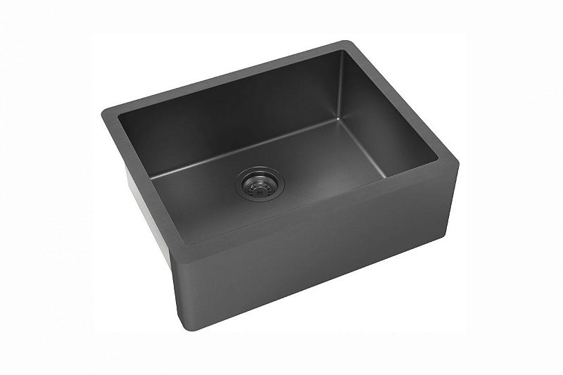 Cuba Semi Encaixe Primaccore Farm Sink PVD Nano Black: Estilo Rústico ...